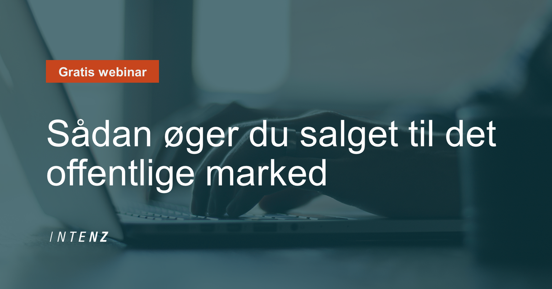 Webinar: Sådan øger du salget til det offentlige marked